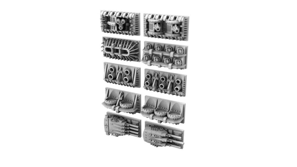 Slimline Weapons - Battlefleet Galaxy | BFG Ships