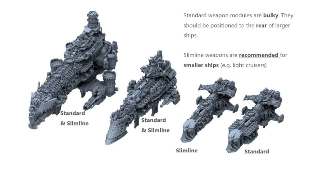 Imperial Weapon Modules - Battlefleet Galaxy | BFG Ships
