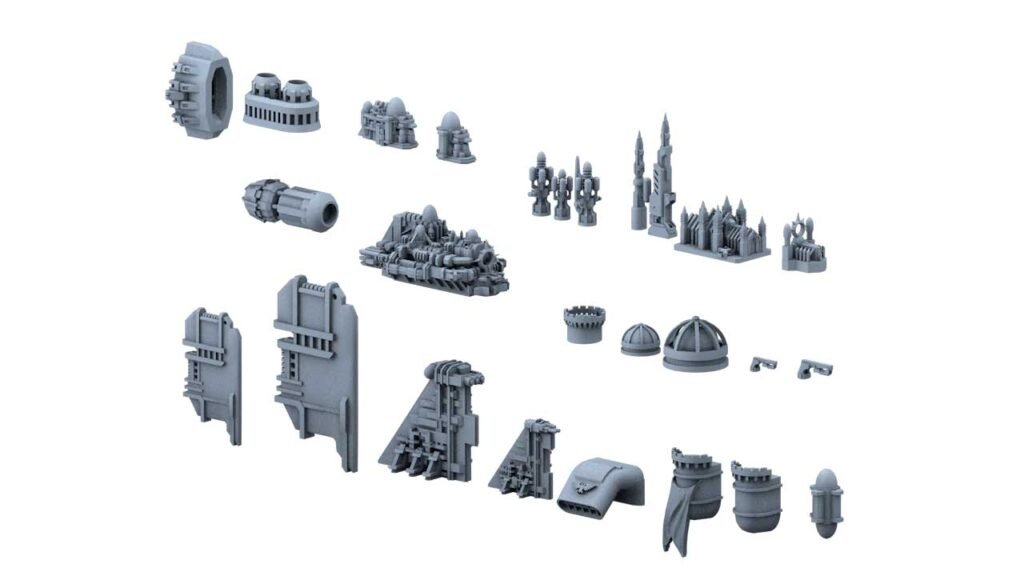 Cruiser Parts & Greeble - Battlefleet Galaxy | BFG Ships